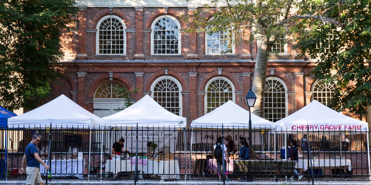Opening Day of Farmers Market at Christ Church | Old City District