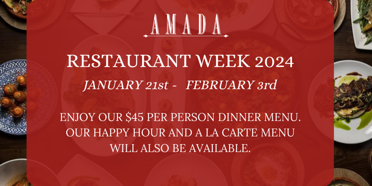 Restaurant Week at Amada | Old City District